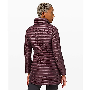 Lululemon Pack It Down Long Jacket Shine (Bordeaux Drama, numeric_4)
