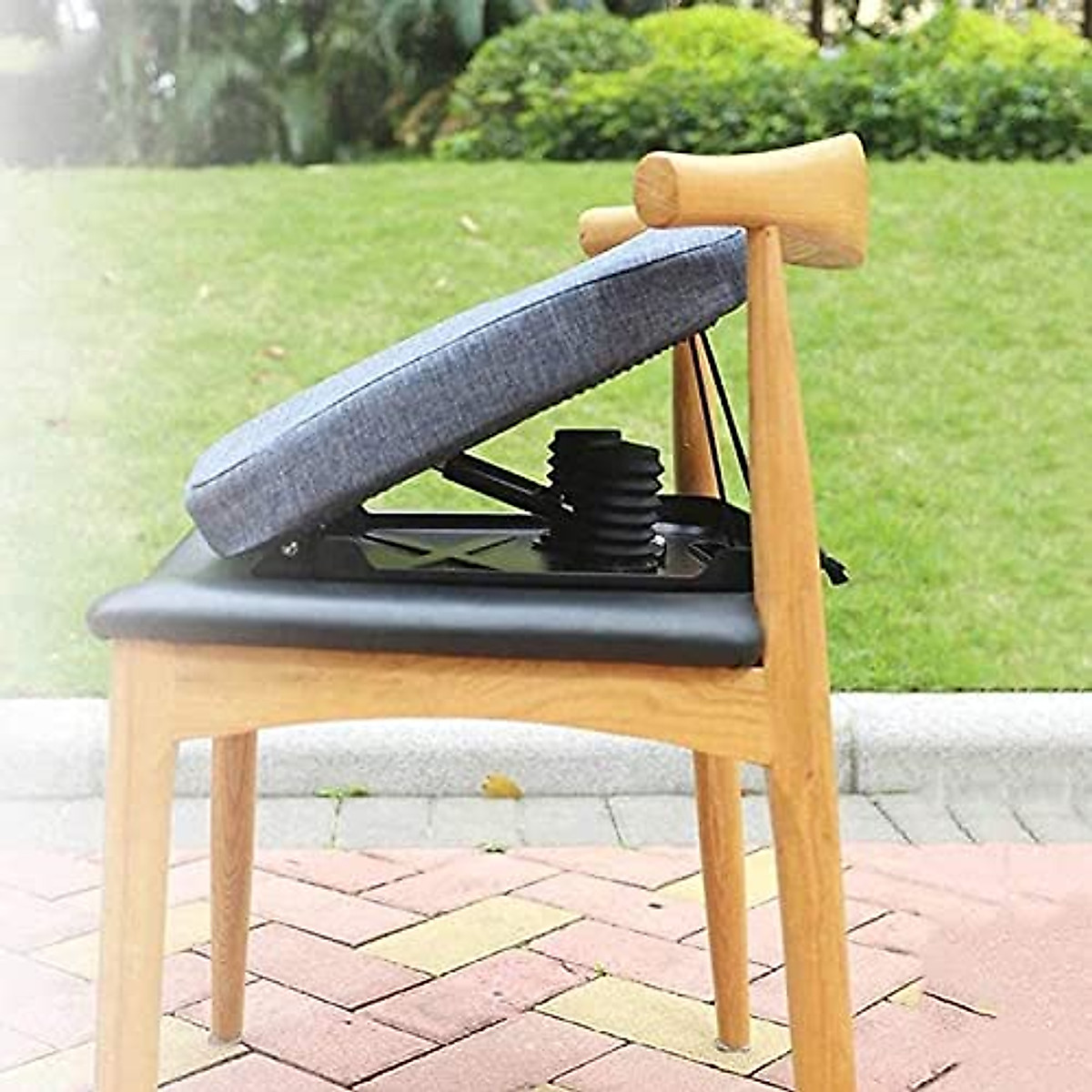 HONGKEFIT Upeasy Seat Assist Cushion, Uplift Seat Assist for Seniors & Disabled, Portable Seat Self-Help Lifting Device, Elderly Sofa Support Pad Lift Chair，Memory Foam Cushion，Support Up to 150KG