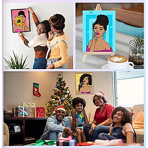 Pre Drawn for Painting for Adults - Ynedin10 Pack 8 * 10 Sip and Paint Canvas, Pre Drawn Canvas for Painting Adults Outdoor Parties Gifts, Sip and Paint kit for Adult's Date Night