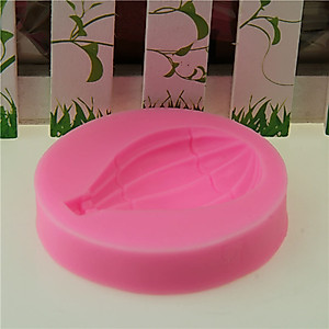 Hot Air Balloon Silicone Fondant Molds for Cake Topper Decoration, Chocolate Candy Mold for Cupcake Cookie Sugar Craft Baby Shower Party Supplies, Polymer Clay Mould