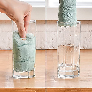 MAGICDOG--6PCS-PACK (16X27CMS) Soft and Thick Microfiber Cleaning Cloth, Suitable for All Environment, Such AS Kitchens, BATHROOMS, CAR WASH ETC