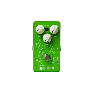 Monoprice Analog Vintage Distortion Full-Size Guitar Effect Pedal - DS-6, True Bypass - Indio Series