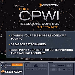 Celestron - NexStar 4SE Telescope - Computerized Telescope for Beginners and Advanced Users - Fully-Automated GoTo Mount - SkyAlign Technology - 40,000+ Celestial Objects - 4-Inch Primary Mirror