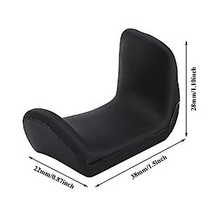 Thumb Rest Cushion, Rubber Clarinet Thumb Rest for Oboe Clarinet Instruments within 1.45-1.75cm(3.5mm)