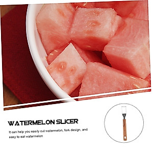 RORPOIR Watermelon Slicer Cutter Large Watermelon Slicer Portable Easy Cube Slicing Kitchen Gadgets Stainless Steel