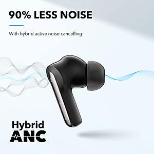 Soundcore by Anker Life P3i Noise Cancelling Earbuds with Life Q20 Active Noise Cancelling Headphones, Hybrid Active Noise Cancelling, Powerful Sound, 4 Mics for Calls, 36H Playtime, App Control