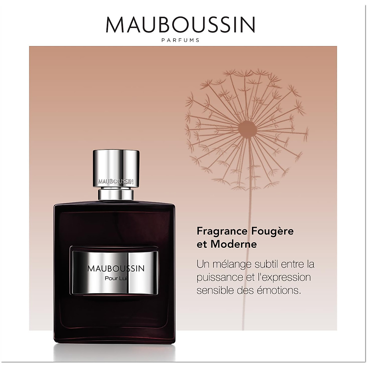 Mauboussin - Pour Lui 100ml (3.3 Fl Oz) - Eau de Parfum for Men - Fern & Modern Scents