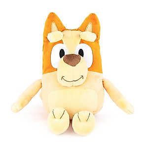 Jay Franco Bingo Plush Mini Pillow Buddy & 40 x 50 Inch Travel Throw Set - Kids Super Soft 2 Piece Bluey Blanket Set