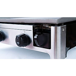 Megamaster 820-0054F Propane Gas Grill, Silver and Black