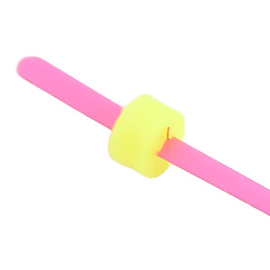 VGEBY Ice Fishing Rod Tip, 10Pcs Ice Fishing Spinning Rod ABS Mini Top Section Fishing Tackle Extension Pole for Winter Fishing Accessory (12cm)