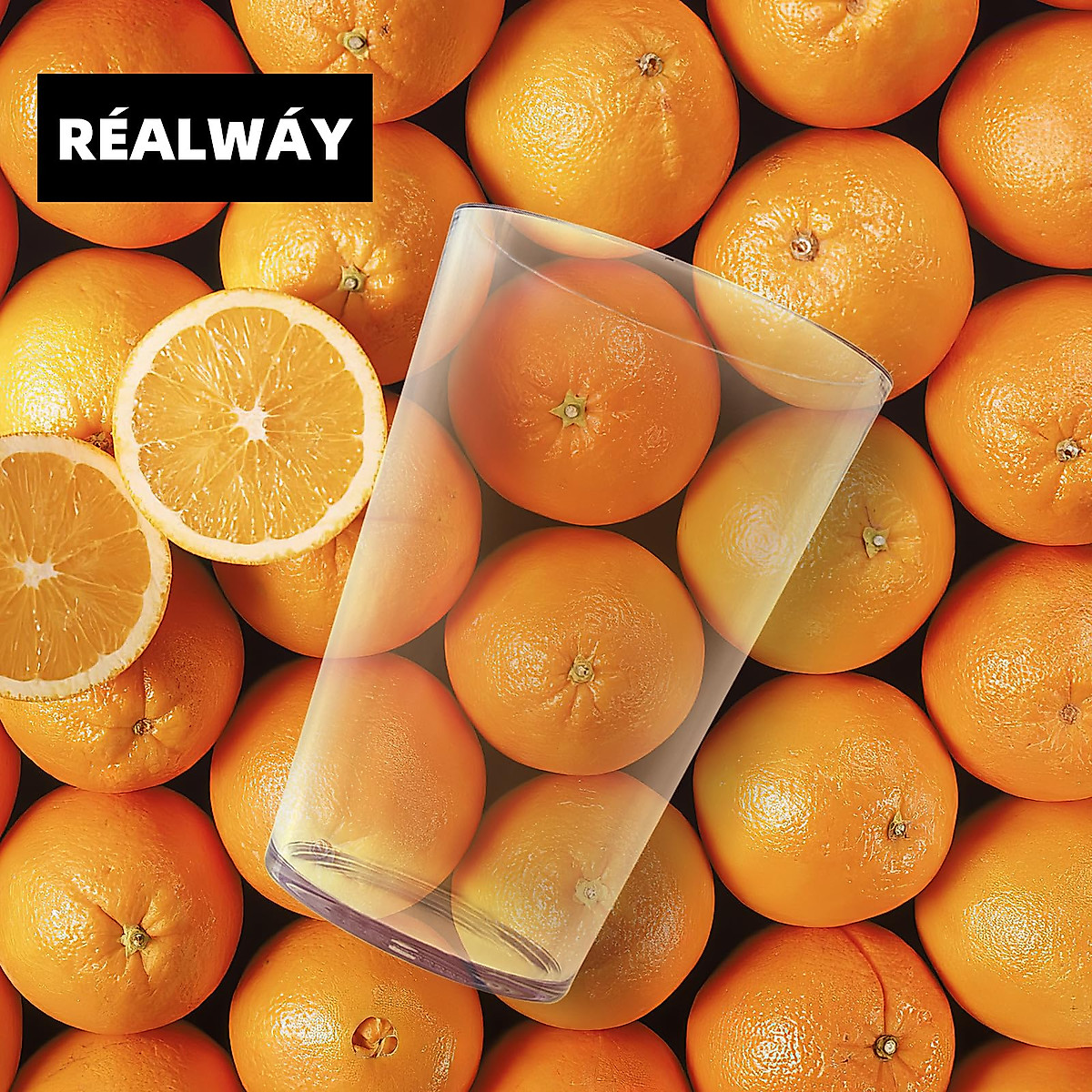 REALWAY 32 OZ Large Plastic Cups Reusable，Clear Unbreakable Iced Tea Tumblers, Set of 6 Stackable Drinking Cups for Poolside Party Home Travel BPA-free Top-rack Dishwasher Safe,Freezer Safe