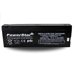 PowerStar 12V 2.3AH Sealed Lead Acid (SLA) Replacement Battery for NP2.3-12 UB1223A