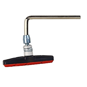 WIROJ 2 Pairs (4 Pieces) MTB Bike Cycle Bicycle Rubber V-Brake Pads No-Noise No-Skid, 70mm (Blue)