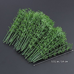 NUOLUX 100pcs Model Bamboo Trees 1:75 12cm Plastic Bamboo Trees Model Train Scenery Landscape Scale