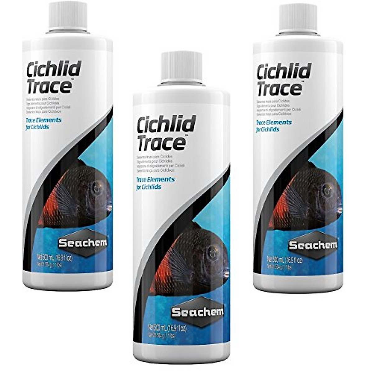 Seachem (3 Pack) Cichlid Trace Elements 500ml Each
