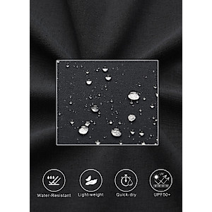 Libin Women's Golf Pants Lightweight Water Resistant Straight Leg Slacks Work Casual Dress Office Business Travel Hiking Pants, Black 6