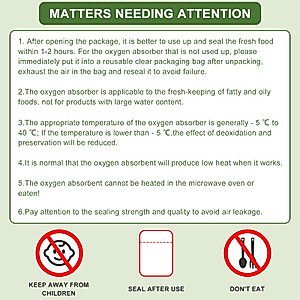 300cc(90 PCS) Oxygen Absorbers for Food Storage,Food Grade O2 Absorber for Mylar Bags, Canning, Preserved Foods, Flour, Work in Long Term Preservation of Food