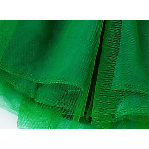 Zusnxaxe Infant Baby Girl My 1st St. Patrick's Day Outfit Short Sleeve Shamrock Bodysuit and Green Tutu Dress Bow Headband 3Pcs Clothes 3-6 Months