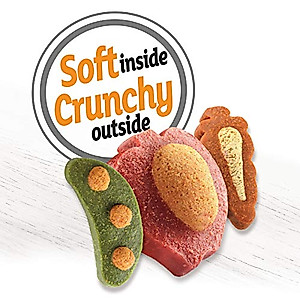 Purina Beneful Made in USA Facilities Dog Training Treats, Baked Delights Snackers - (4) 36 Oz. Pouches