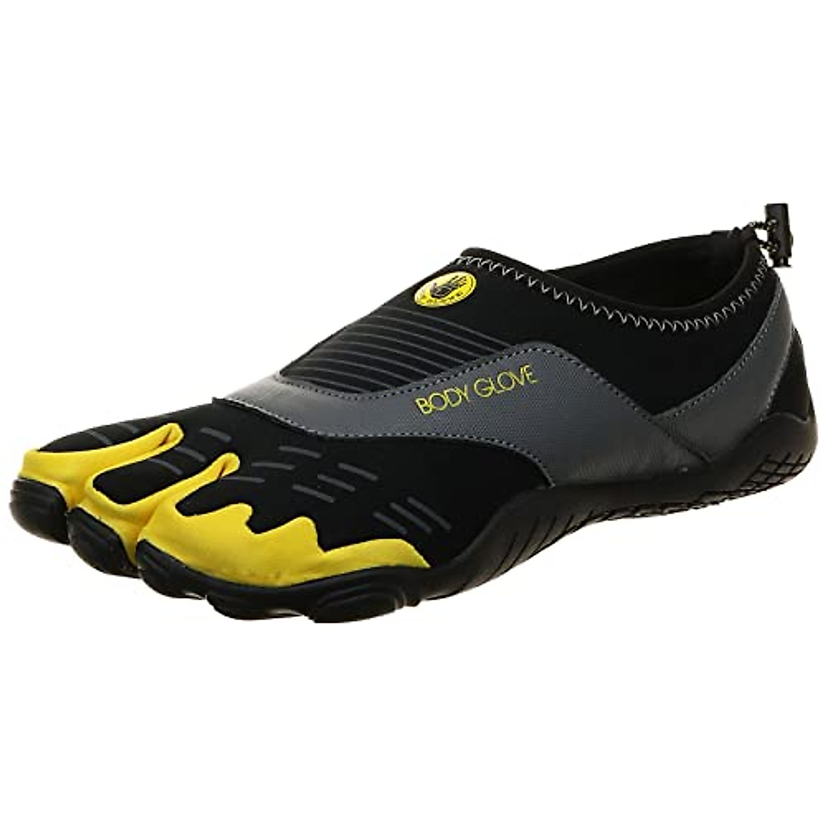 Body Glove Men's 3t Cinch-m Water Shoe, Black/Yellow, 9