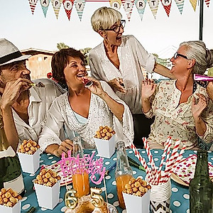 Dandat 500 Pcs White Popcorn Boxes Mini Paper Popcorn Box Cardboard Popcorn Containers for Party Movie Night Birthday Wedding Decoration(2.2 x 4.2 x 3 in)