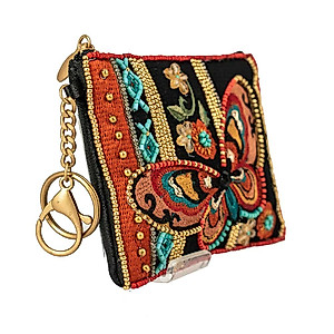 Mary Frances Womens Mary Frances Beaded Coin Purse-key Fobs (Journey) handbag, Multi, One Size US