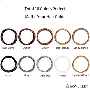 JASVERLIN Small Hair Elastics, Black Hair Ties Ponytail Holder Fine Thin Medium Hair No Pull Long Lasting Braid Hair Styling Rubber Bands for Women 8-14 Girl Men 2mm 80 Pieces (Black)