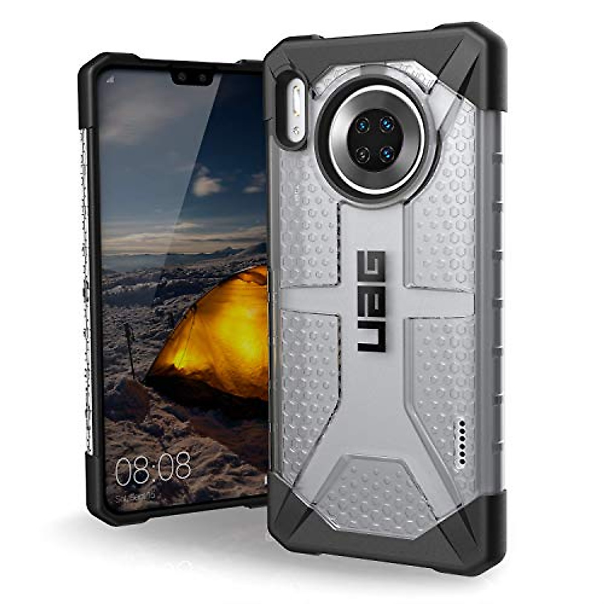 URBAN ARMOR GEAR UAG Designed for Huawei Mate 30 [6.62-inch Screen] Plasma Feather-Light Rugged [Ice] Military Drop Tested Phone Case