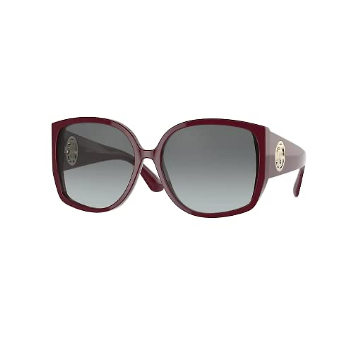 BURBERRY BE4290 340311 61MM Bordeaux/Grey Gradient Square Sunglasses for Women + BUNDLE With Designer iWear Complimentary Eyewear Kit