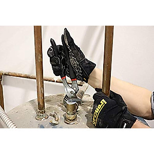 Ironclad Box Handler Work Gloves BHG, Extreme Grip, Performance Fit, Durable, Machine Washable, (1 Pair), Large - BHG-04-L, Black