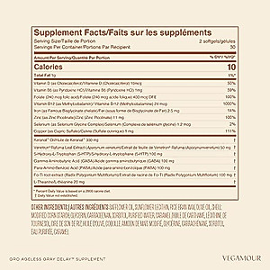 VEGAMOUR GRO AGELESS Gray Delay™ Hair Supplement