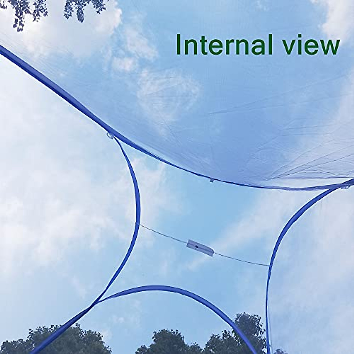 Jsanh Large Mosquito Net for Bed King Size Portable Pop UP Mosquito Netting with Bottom Foldable Mosquito Nets for Baby Adults 80 x 72 x 60 inch