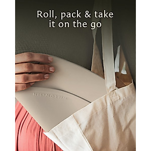 Willow + Sim Silicone Placemat for Kids - Travel Placemats for Toddlers, Non Slip Silicon Mat for Baby Eating, Best Kids Placemats for Dining Table Spills & Mess, Round, Nonslip, Safe & Easy to Clean