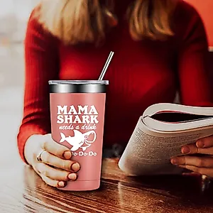 Fufendio Mothers Day Gifts for Mom from Daughter - Funny Best Mom Birthday Gifts from Son, Kids - Tumbler Mug Cup