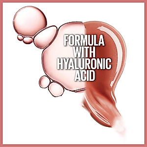 Maybelline Lifter Gloss, Hydrating Lip Gloss with Hyaluronic Acid, High Shine for Plumper Looking Lips, Sand, Rose Neutral, 0.18 Ounce