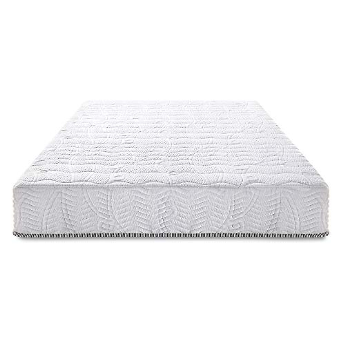 Olee Sleep 10 inch Omega Hybrid Gel Infused Memory Foam and Pocket Spring Mattress (Full) 14 Inch Heavy Duty Steel Slat/Anti-Slip Support, Full
