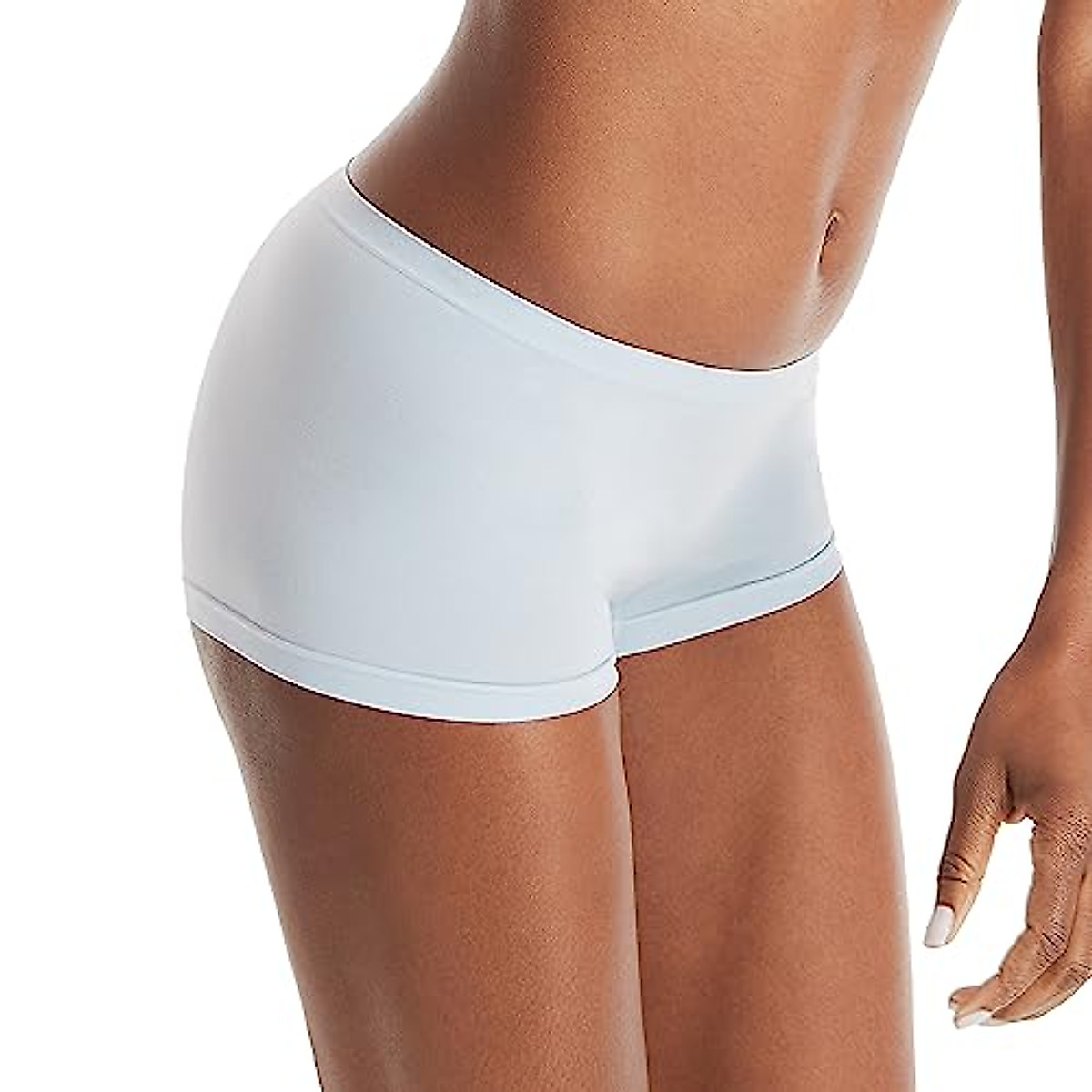 Hanes Boyshorts Panties Pack, Seamless Underwear for Women, Comfort Flex Fit, Multipack(Colors May Vary)