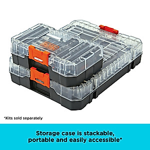 BLACK+DECKER BLACK + DECKER Screwdriver Bit Set, 40-Piece (BDAST40SETFF)