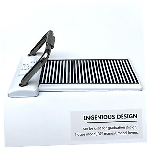 NUOBESTY Miniature Furniture Dollhouse Accessories Metal Treadmill Decoration Fitness Equipment Model for Doll House Ornament