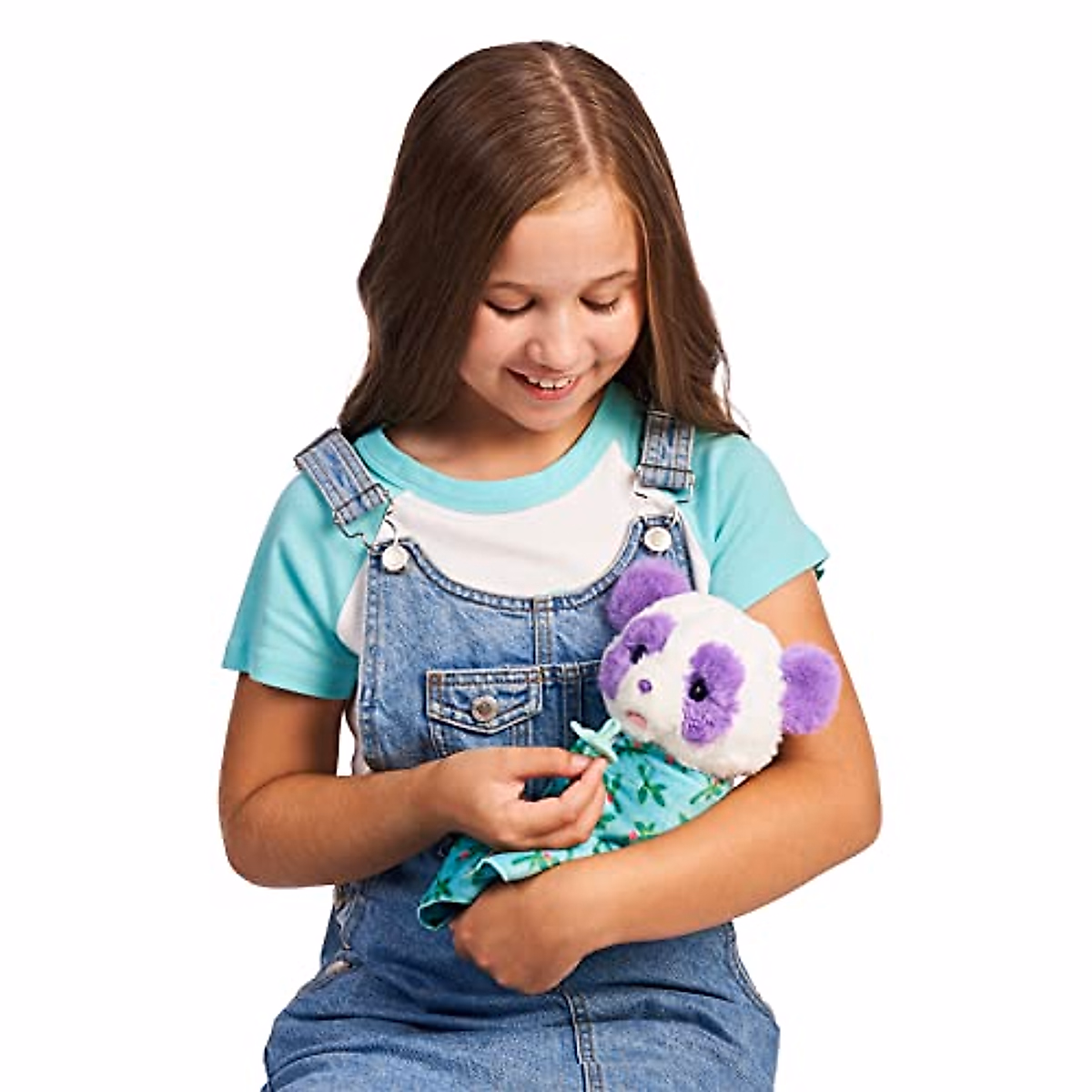 Little Live Pets - Cozy Dozys: Petals The Panda | Interactive Plush Toy Panda. 25+ Sounds and Reactions. Magical Eye Movement. Blanket, Pacifier for Kids Ages 4+