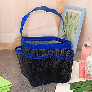 Mesh Shower Caddy Basket for College Dorm Room Essentials, Hanging Portable Tote Bag Toiletry for Bathroom Accessories