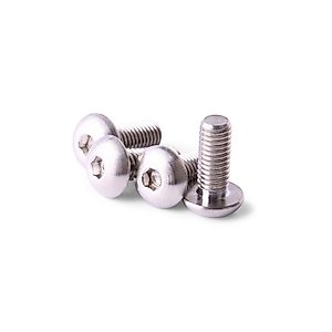 4pcs M5 x 12mm Titanium Ti Screw Bolt Allen hex Socket Button head