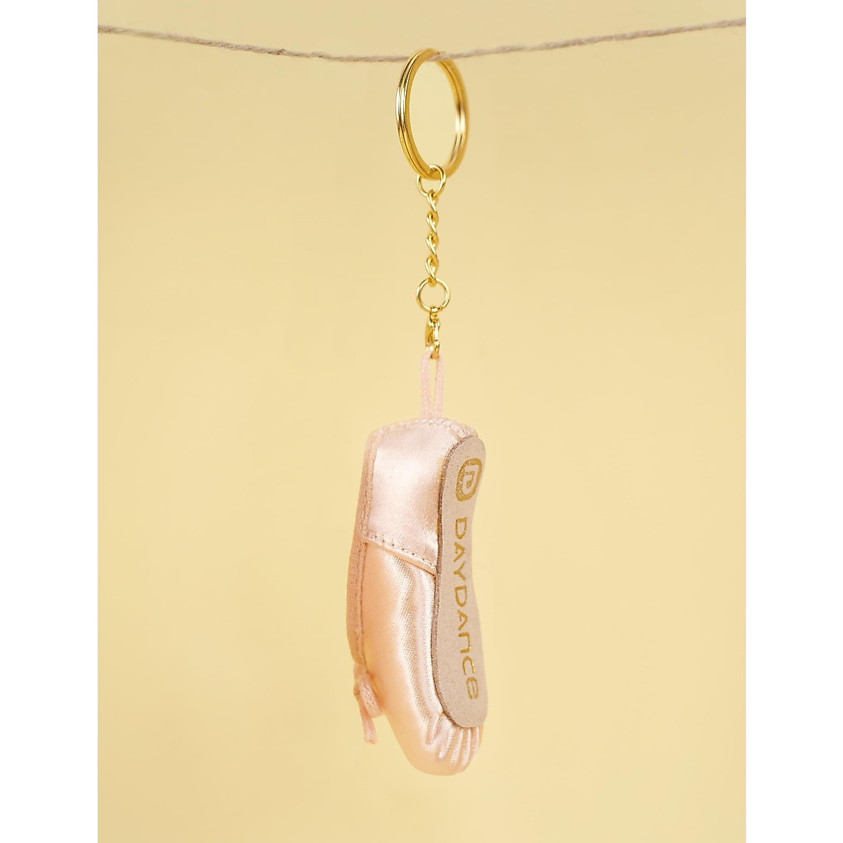 Daydance Girls Women Ballet Shoe Pedant Pink Point Shoe Keychain Decoration for Dancer, Ballerina Backpack, Dance Bags