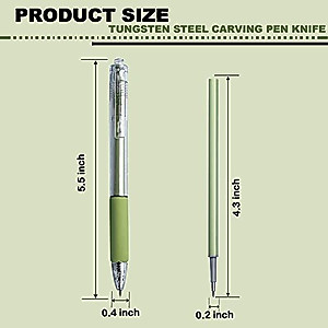 Paper Cutter Pen,Dapoprren Craft Cutting Pen,Knife Pen Craft Cutting Tools,Creative Retractable Precision Paper Cutting Carving Tools-6PCS