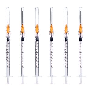 Disposable 1cc/ml Luer Lock 25G Tool, Individually Packaged-Pack of 100