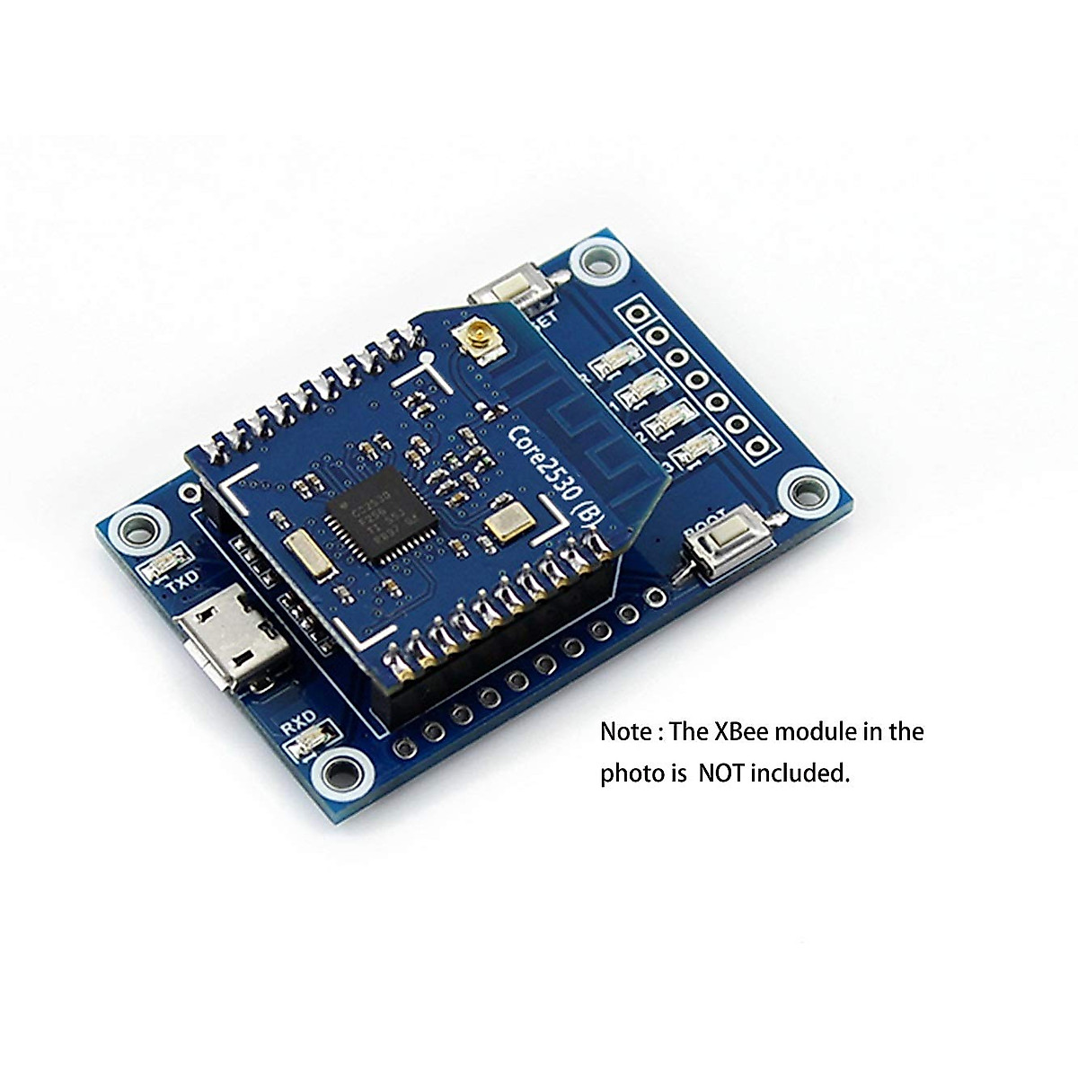 waveshare XBee USB Adapter UART Communication Board XBee Interface USB Interface Onboard Buttons/LEDs for Easy Testing,Program/Configure XBee Module