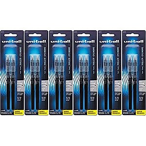 Uni-Ball Vision Elite Rollerball Pen Refills, 0.8mm, Bold Point, Black Ink, 2 Count (6 Pack)