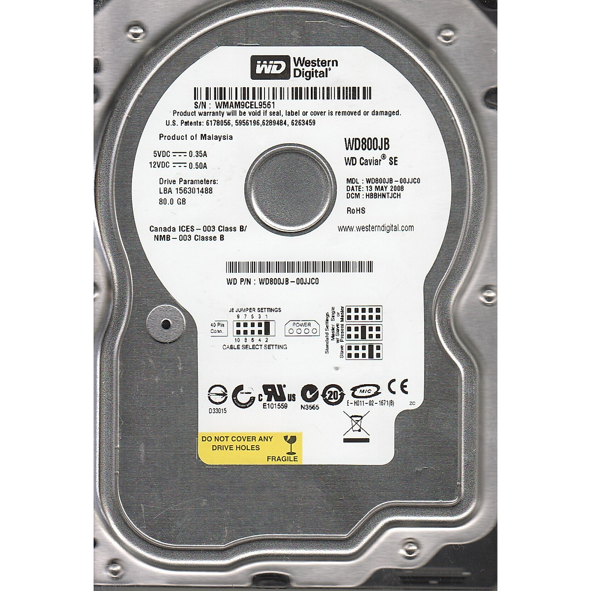 Western Digital WD WD2500BEVS-60UST0 WD Scorpio 250GB SATA Laptop HDD 2.5 (WD2500BEVS60UST0)