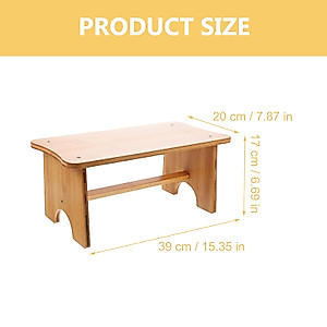 Footstool Stepping Stool Foot Stool Chairs for Kids Childs Chair Under Desk Footrest Step 2 Water Table Foot Rest Foot Support Tool Non-slip Step Stool Potty Chair Wooden Stool