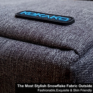 KOKAKO Lunch Bag Lunch Box Cooler Bag Insulated with Shoulder Strap for Men Women(gray)